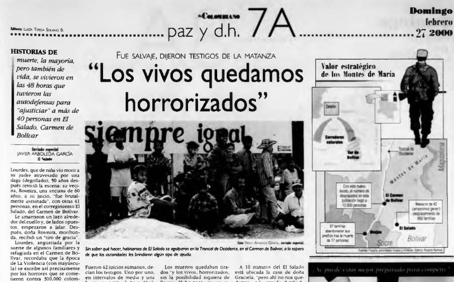 El Salado Las Imágenes De La Tragedia